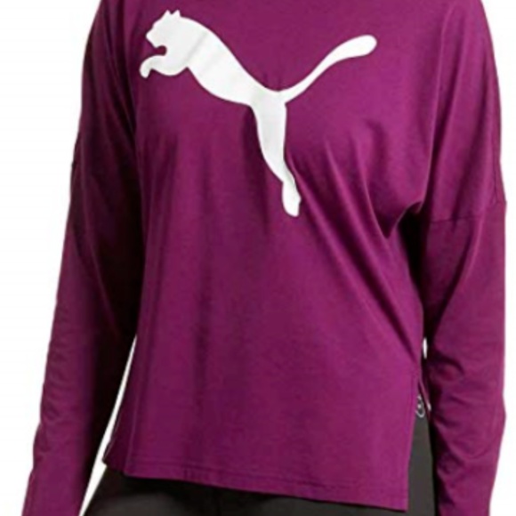 Puma | Tops | Puma Womens Urban Light Cover Up Hooded Tee Shirt | Poshmark
